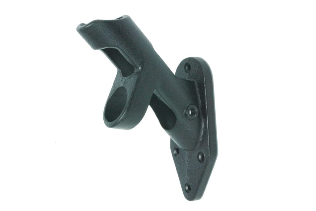 Vintage Cast Iron 2-Way Flag Holder - John Wright