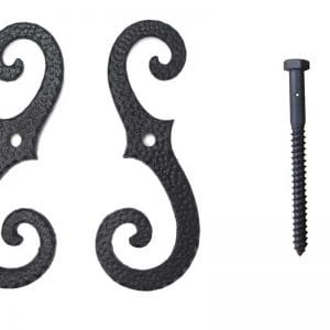 Faux Shutter Dog, Stippled (Sold in Pairs) - John Wright