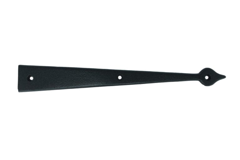 Faux Spade Strap Hinge, Large, Cast Iron - John Wright
